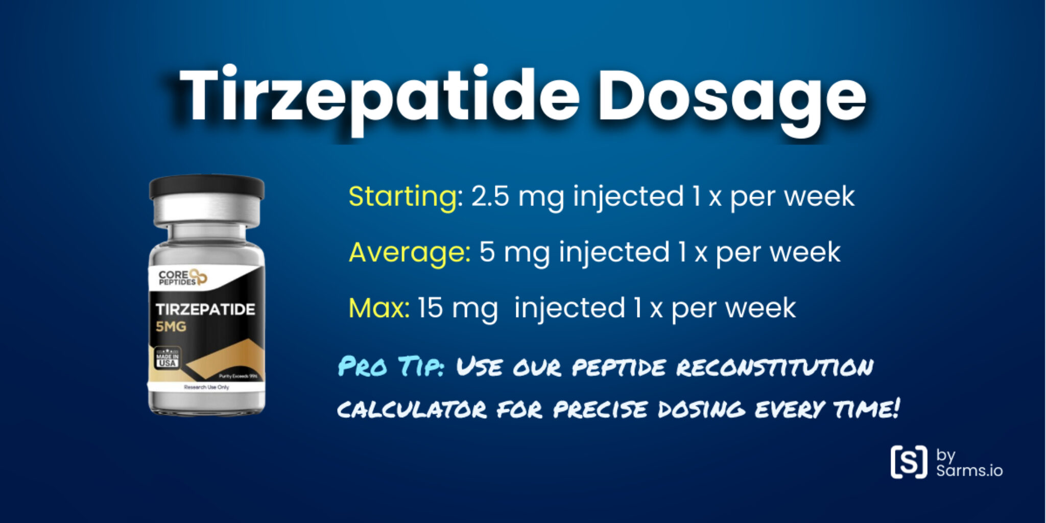 Tirzepatide Peptide Guide: Benefits, Side Effects, Dosage